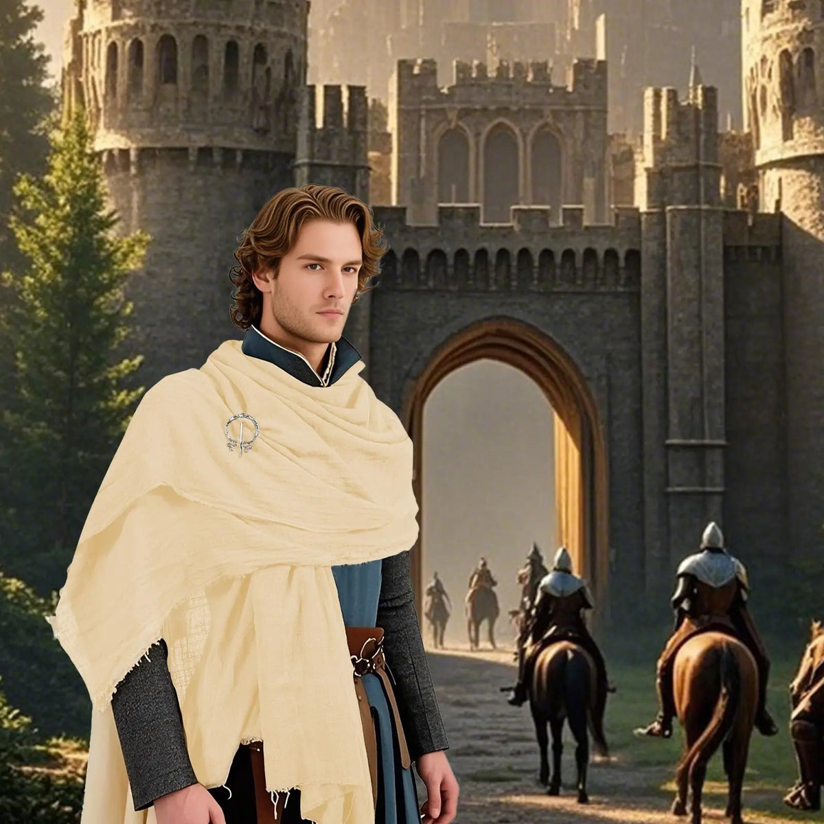 Viking Cosplay Cloak and Pin | Viking Warriors