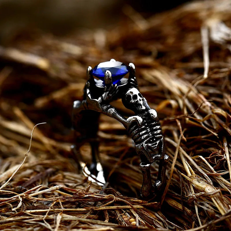 Gothic Skeleton Rings | Viking Warriors
