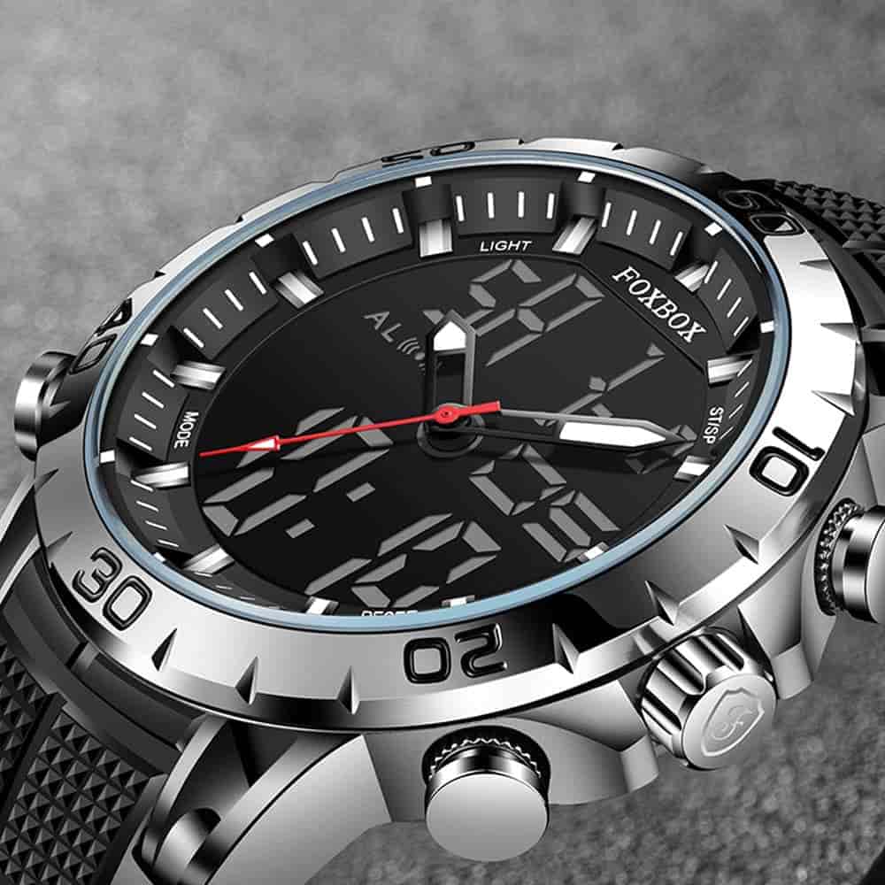 Dual Display Military Chronograph Watch | Viking Warriors