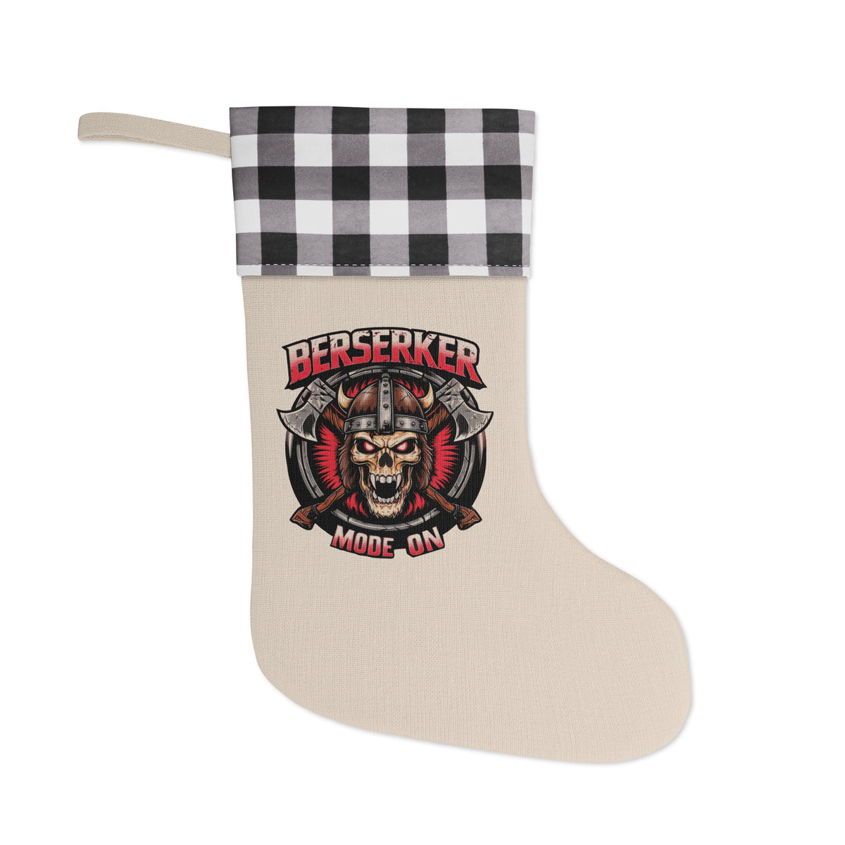 Viking Berserker Rustic Christmas stocking | Viking Warriors