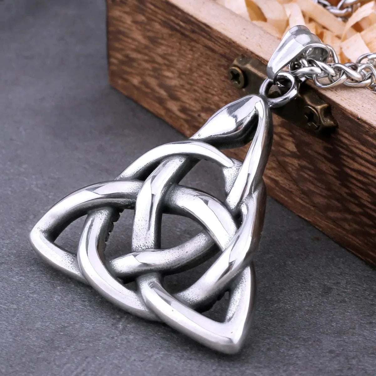 Snakes Trinity Symbol Necklace | Viking Warriors