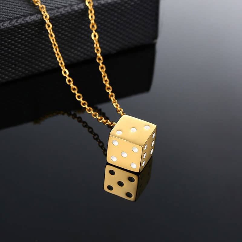 Stainless Steel Dice Necklaces | Viking Warriors