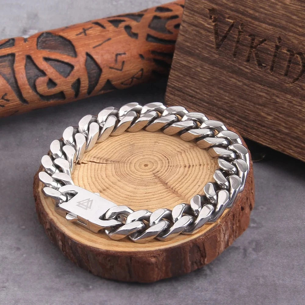Vikings Cuban Link Chain Bracelet | Viking Warriors
