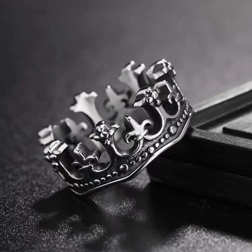 Vintage Crown King Ring | Viking Warriors